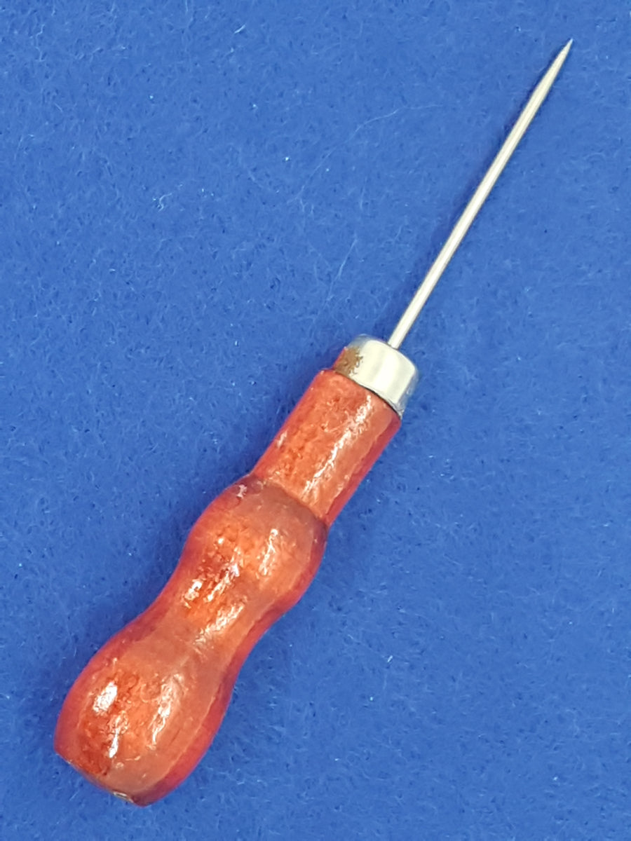 BEADING AWL - WITH WOODEN HANDLE – The Bead Lady